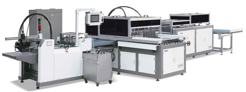 Case making machines in AtB consultech. Automatic and semiautomatic